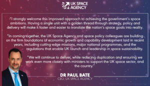 UK Space Agency to merge with the Department for Science, Innovation ...